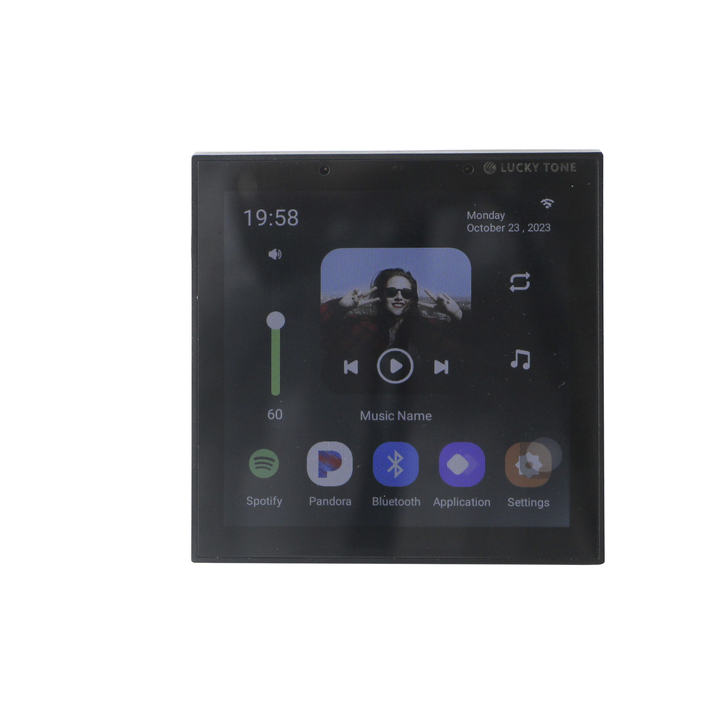 2/4-CH Bluetooth Wall Amplifier with Android - Lucky Tone