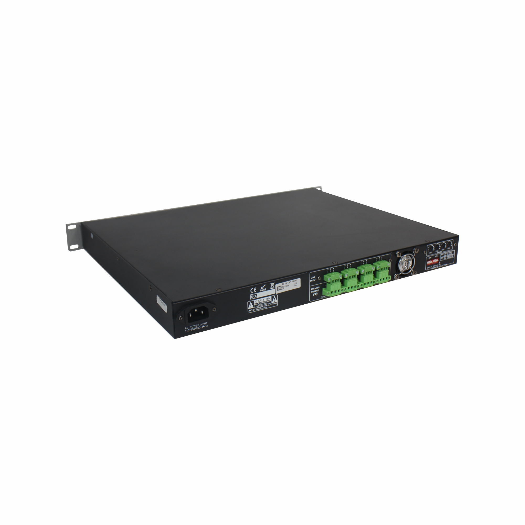 4-channel Class D Power Amplifier - Lucky Tone