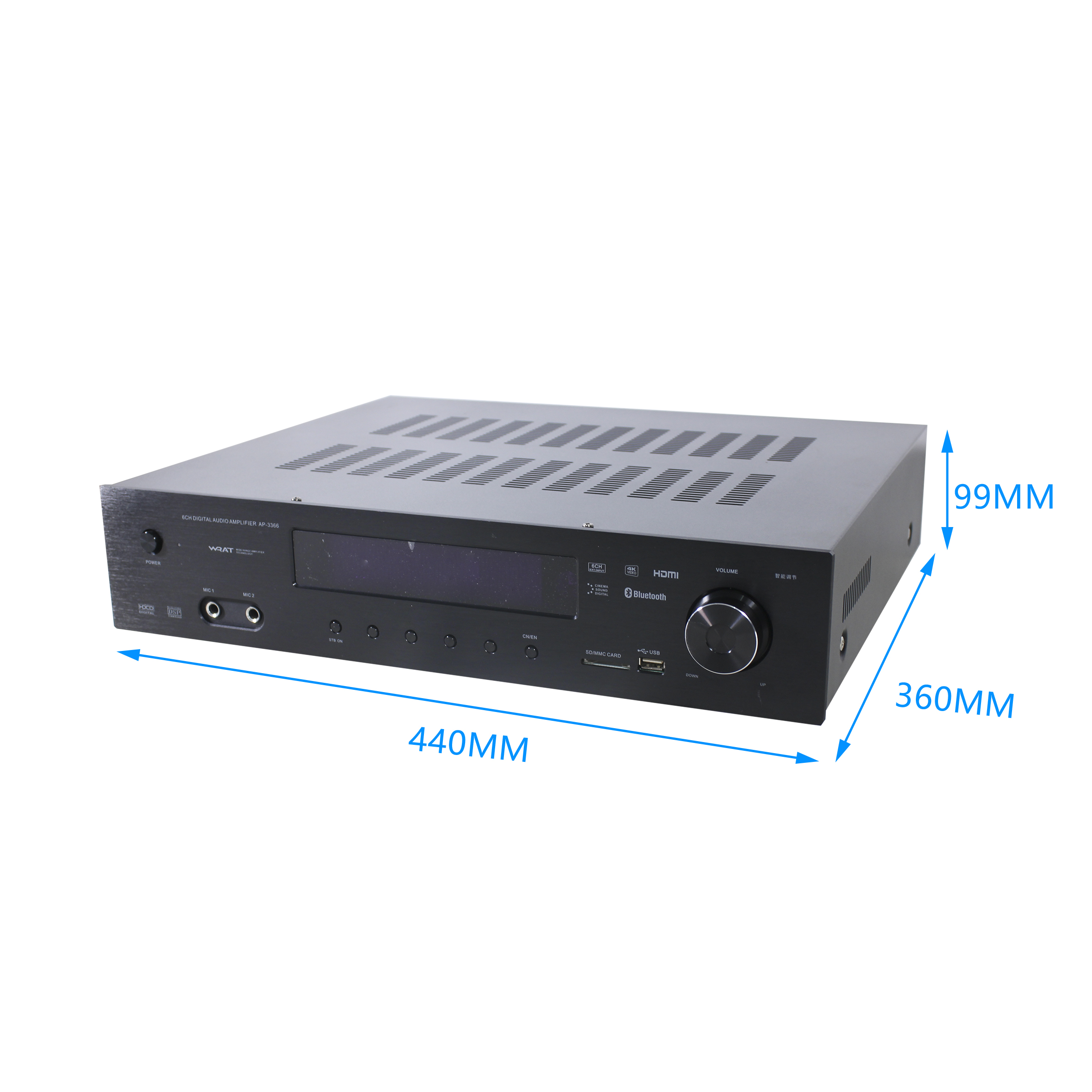 500W Digital Audio Video Amplifier - Lucky Tone