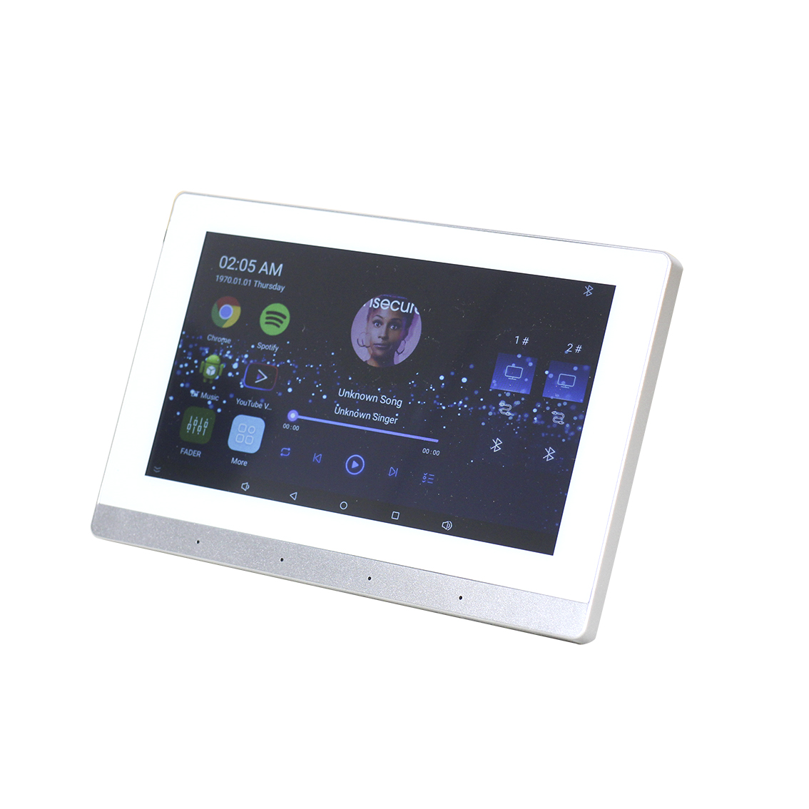 8-CH Bluetooth Wall Amplifier with Android - Lucky Tone