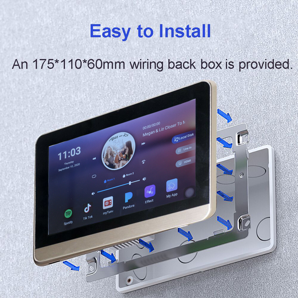 8-CH Wall Amplifier with Tuya - Lucky Tone