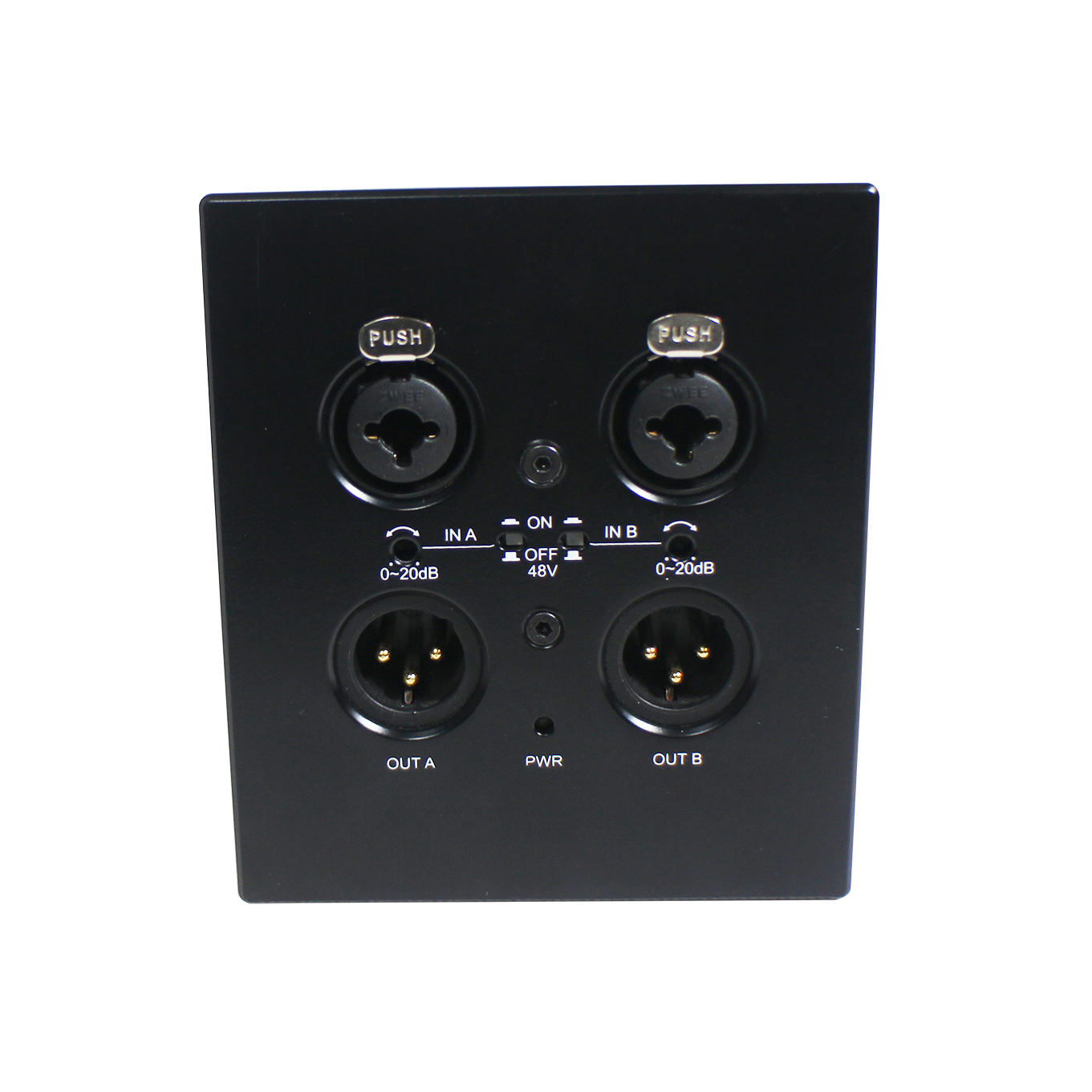 Dante XLR Combo Wall Panel - Lucky Tone