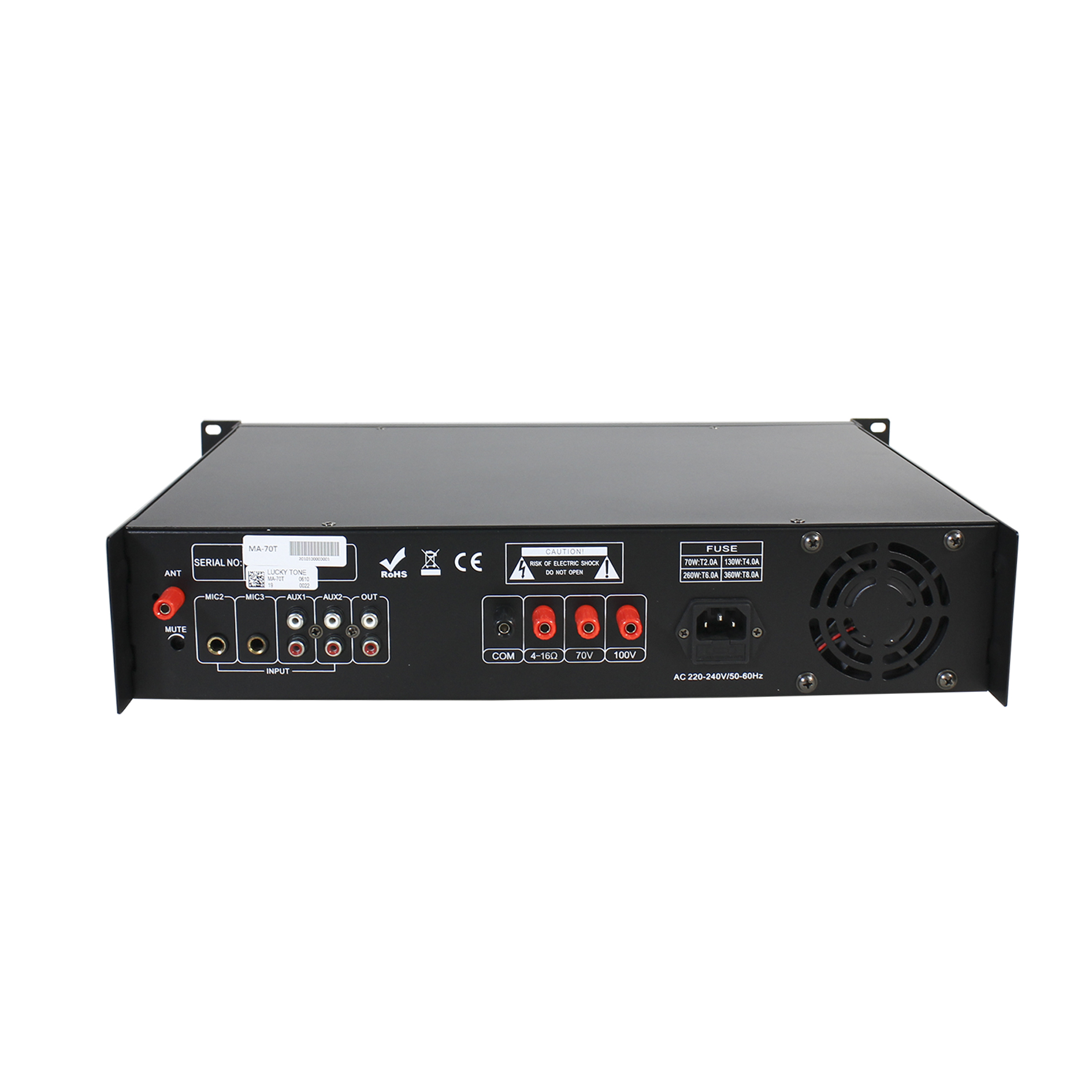 MA Series Mixer Amplifier with Audio Sources - Lucky Tone
