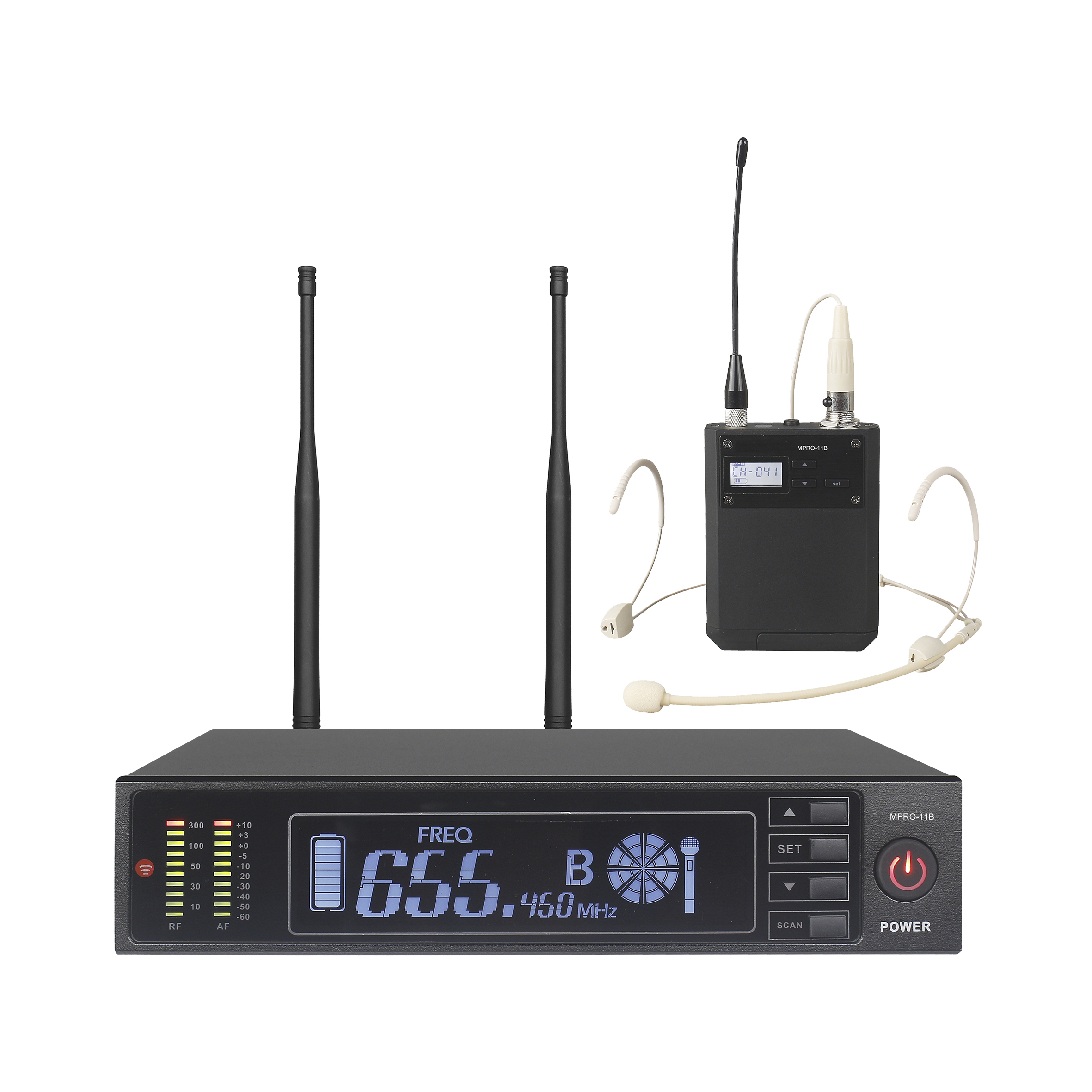 Single Channel Wireless Microphone - Lucky Tone
